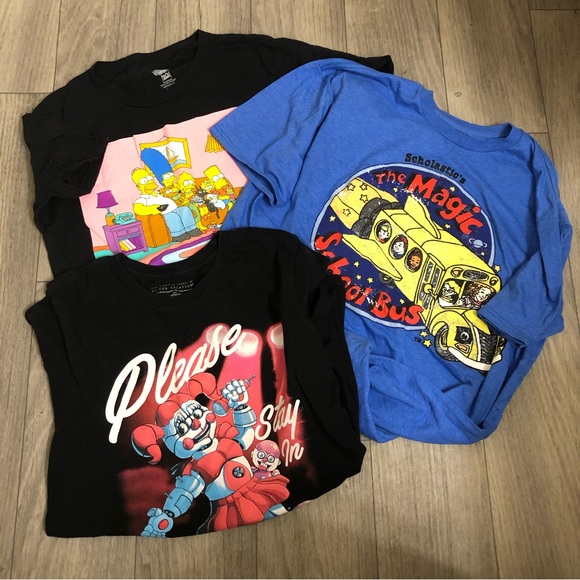 the simpsons magic school bus t shirt | Tops | Sisters Bart Magic ...